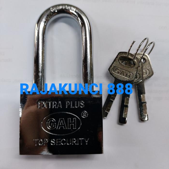 Jual Gembok GAH 60mm panjang extraplus / Gembok hardenered 60mm ...