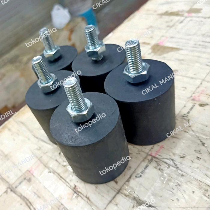 Jual karet mounting 50 x 50 x M10 baut 1 | rubber mounting serbaguna ...