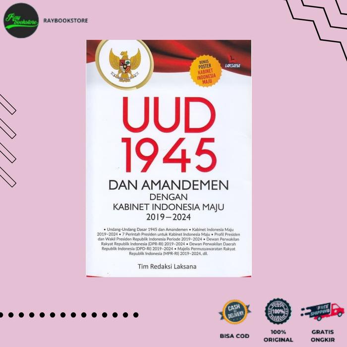 Jual Buku UUD 1945 Dan Amandemen Dengan Kabinet Indonesia Maju 2019-2024 - Jakarta Selatan ...