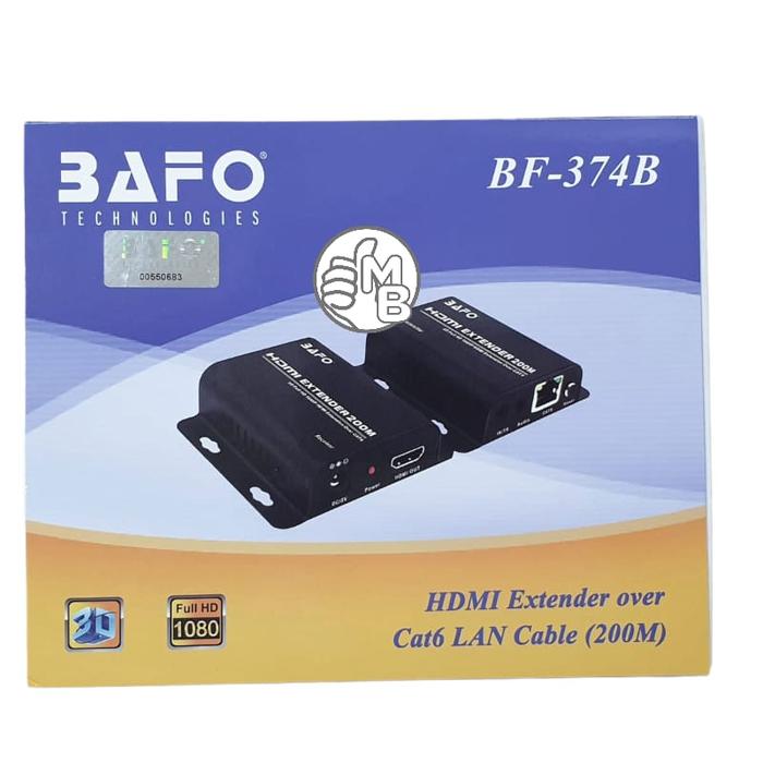 Jual Bafo BF-374B HDMI Extender 200Meter Over Kabel Lan Cat6 - Kota ...