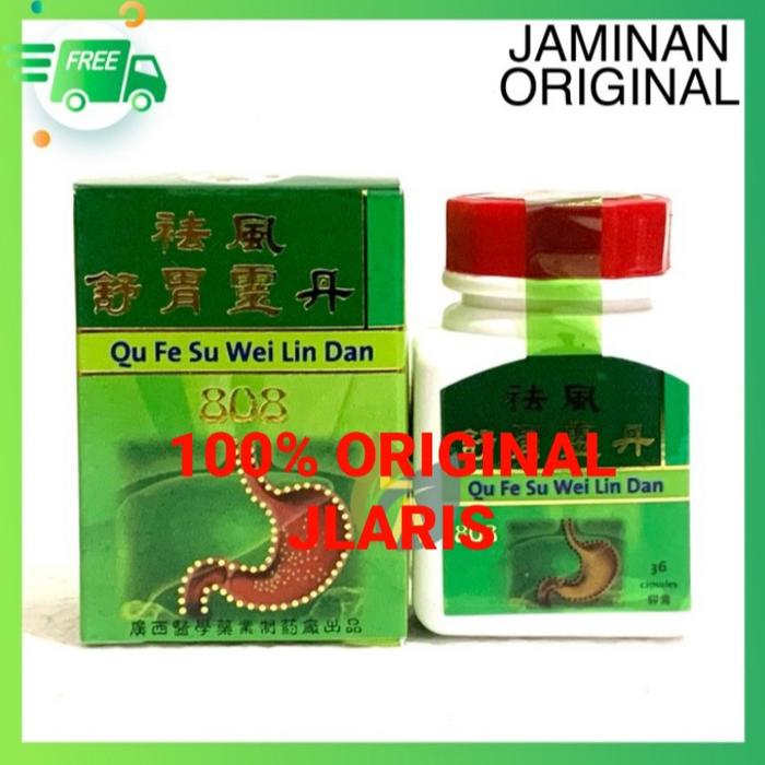 Jual Qu Fe Su Wei Lin Dan 808 Obat Maag Kronis Asam Lambung Herbal Cina ...