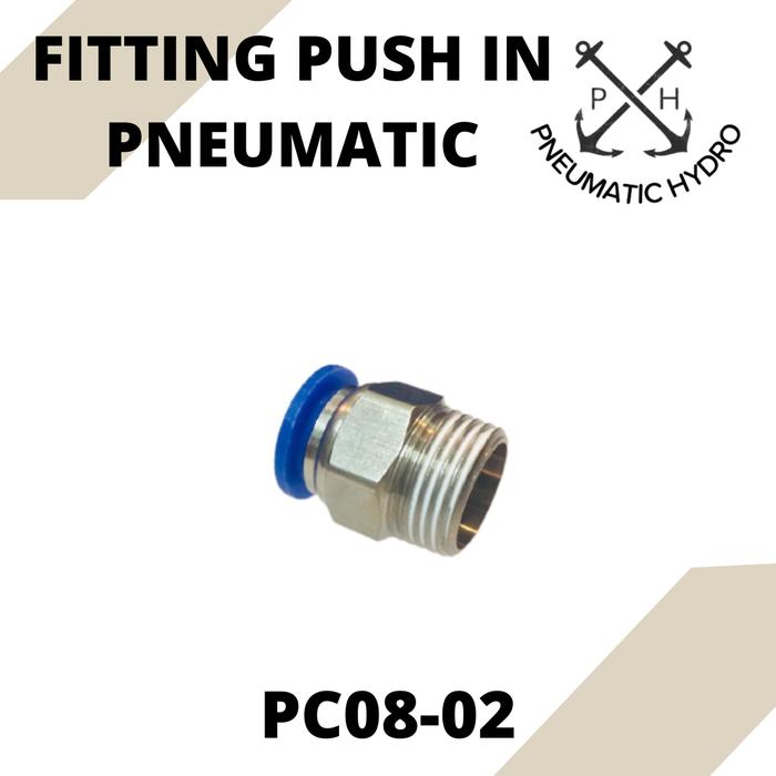 Jual Fitting Pneumatic push in drat 1/4” ke selang 8mm RRT PC08-02 - Jakarta Barat - Pneumatic ...