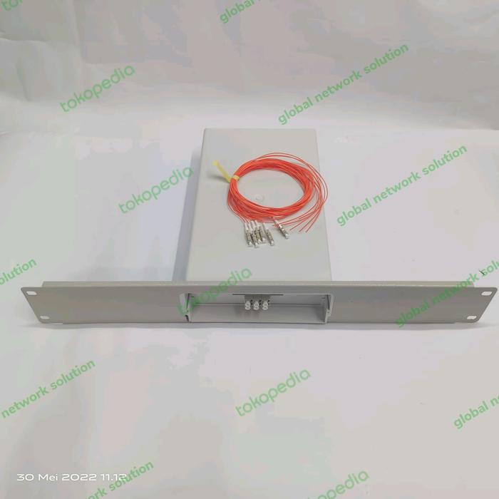 Jual odf 6 core lc multimode / otb multimode lc 6 core lengkap OM2 ...