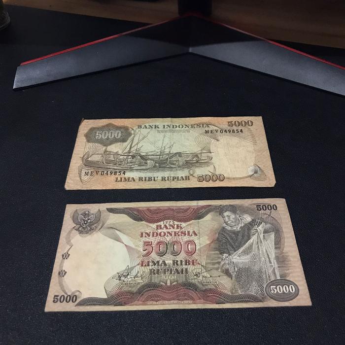 Jual Uang Kuno 5000 Lima Ribu Rupiah Penjala Tahun 1975 100% Asli - Kab ...