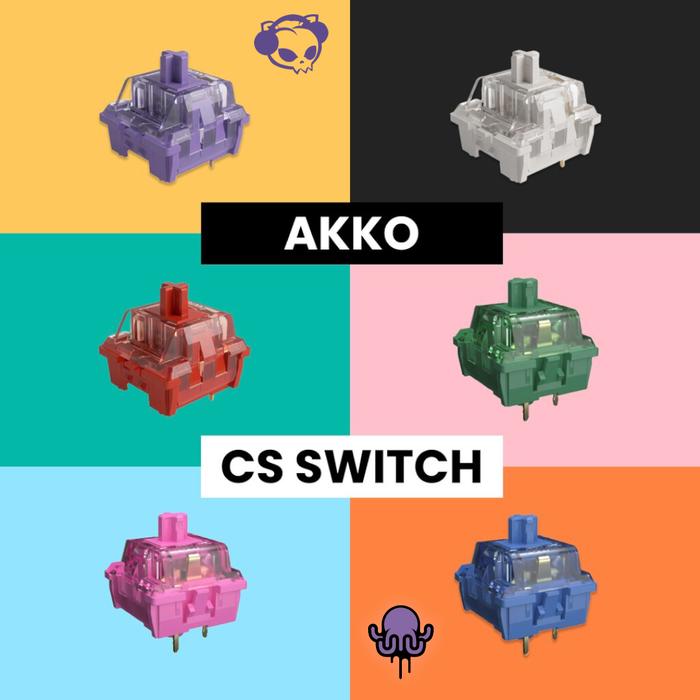 Jual AKKO CS SWITCH MECHANICAL - Red Rose, Matcha Green, Lavender ...