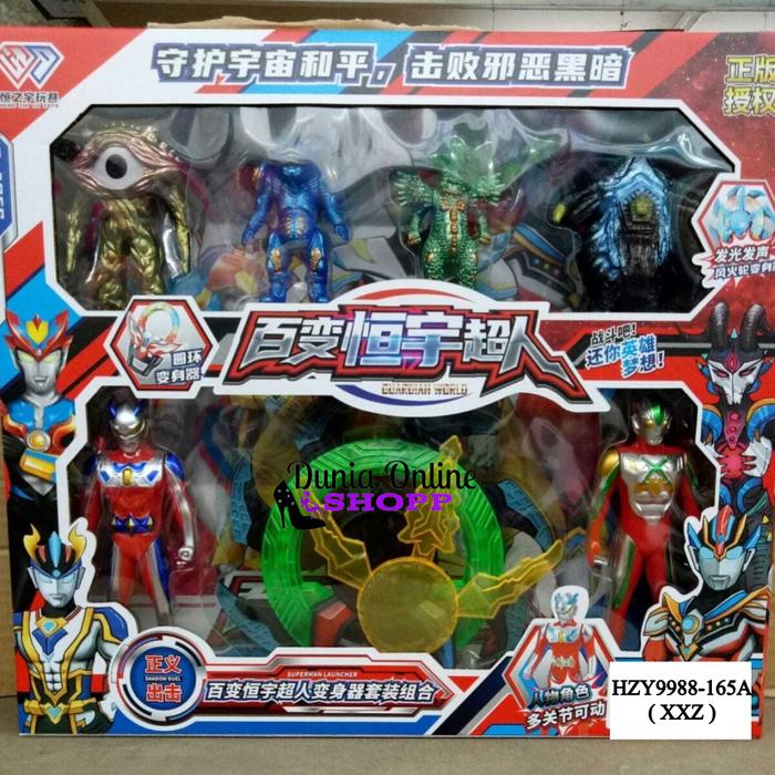 Jual Mainan Anak Laki Laki Ultraman Super Hero HZY9988 / Robot Ultraman ...