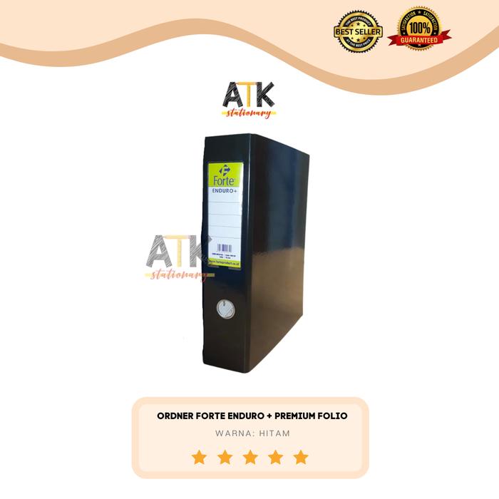 Jual Ordner Forte Enduro + Premium / Ordner Karton Folio atk - Hitam ...