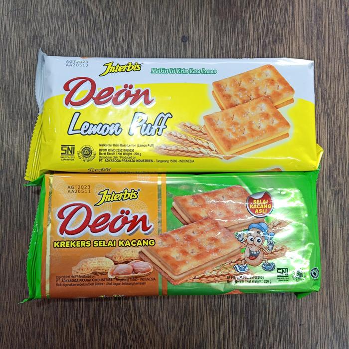 Jual Interbis Deon Biskuit 200 Gr - Lemon Puff - Kota Singkawang - toko ...