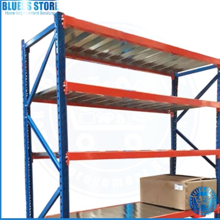 Jual Krisbow Part Rak Besi Add Shelving 5 Tingkat Rak Gudang Rak Besi ...
