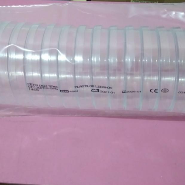 Jual Cawan Petri Plastik / Petridish Sterile 90 x 15 mm. PLASTILAB ...