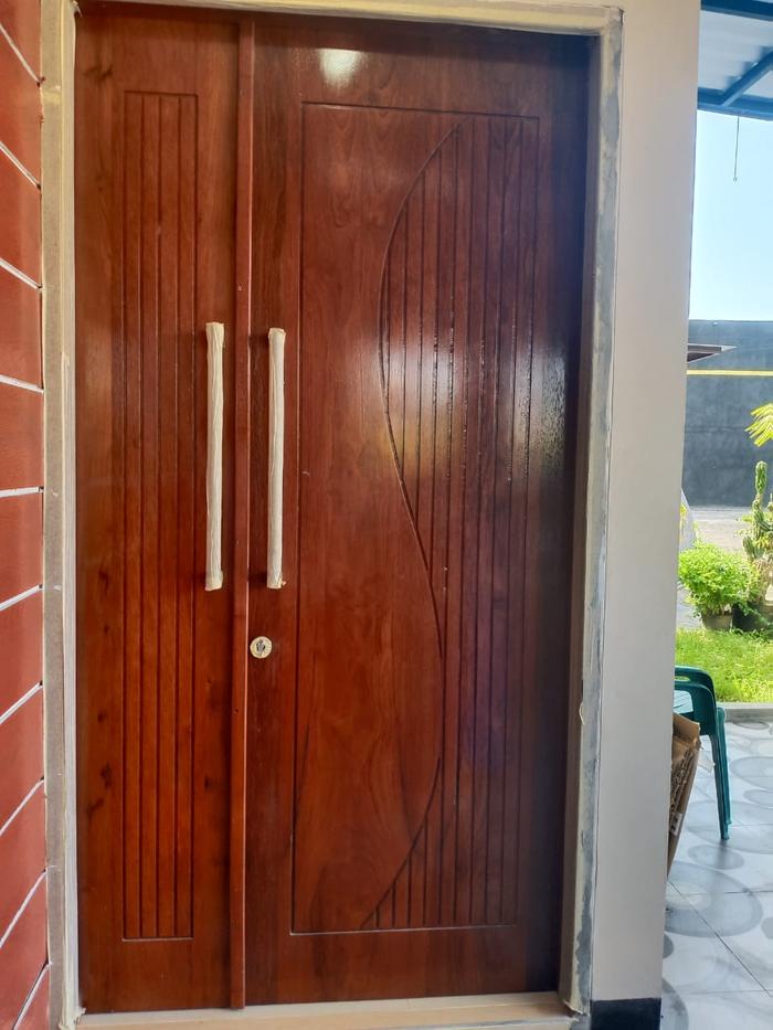 Jual PINTU KAYU SOLID MERBAU BESAR KECIL MINIMALIS PANEL TEBAL - Kota ...