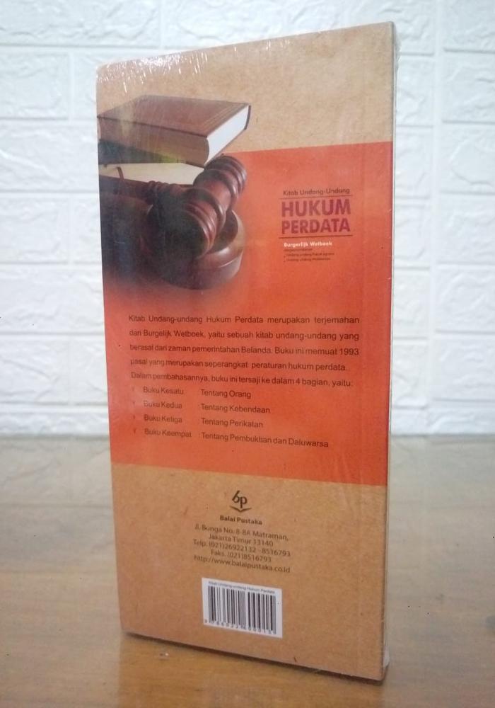 Jual Original Kitab Undang-undang Hukum Perdata -prof Subekti Balai ...