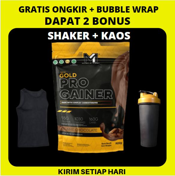 Jual M1 PRO GAINER 6LBS / 2,7 KG MUSCLE FIRST GOLD SERIES PROGAINER ON ...