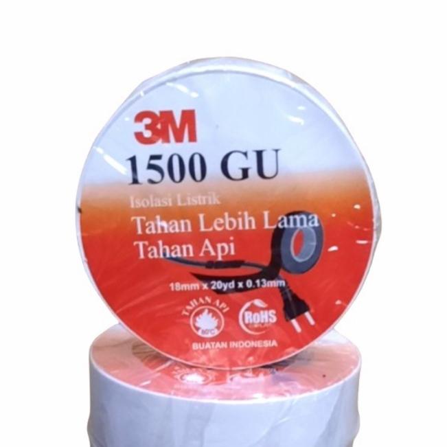 Jual Isolasi Listrik Tahan Panas 3M 1500 GU White/Putih - Jakarta Barat ...