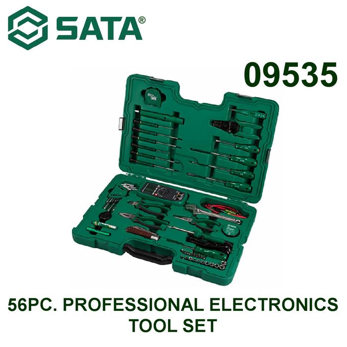 Promo SATA TOOLS 53 Pc. Electrical Toolkit Set Telecom Tool Set 09535 ...