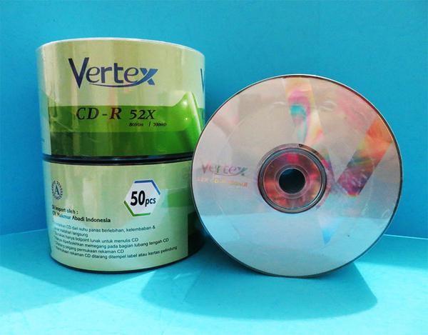 Jual Cd-r Vertex (1 Blok Isi 50pcs) Di Seller Velvet Store - Cengkareng ...