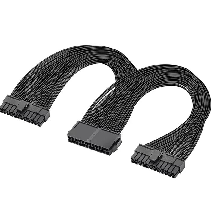 Jual Kabel 1 Psu 2 Mobo Dual Motherboard Splitter Adapter Converter ...