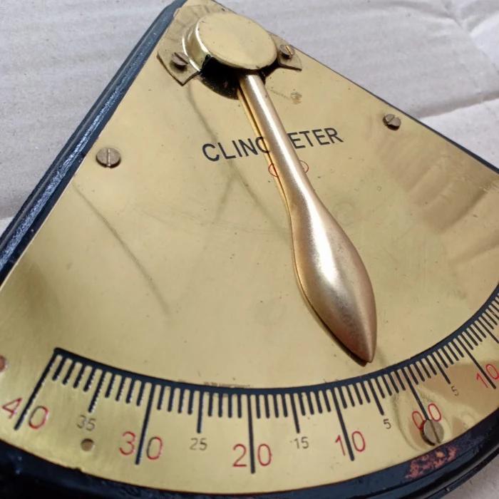 Jual Clinometer 4 inch Alat Ukur Kemiringan Kapal Marine Kuningan ori ...
