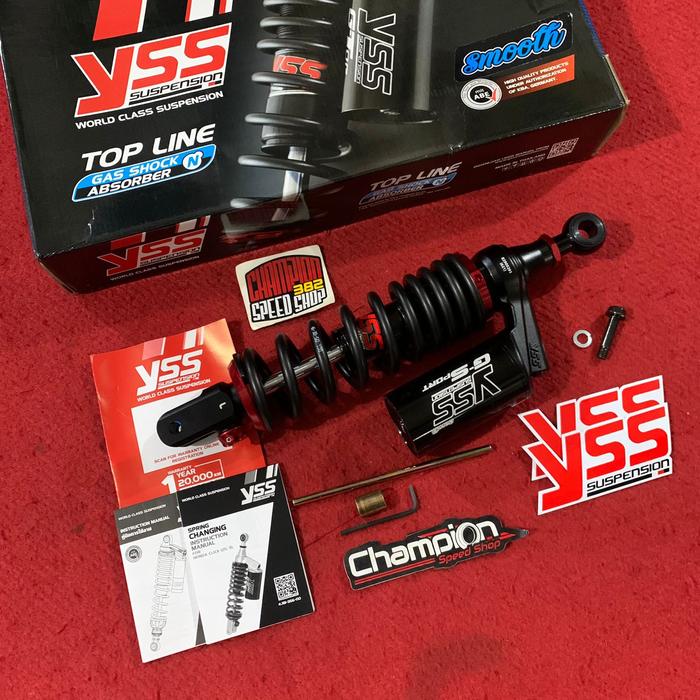 Jual Shock Shockbreaker YSS G-Sport Smooth Black Series 330mm Beat FI ...