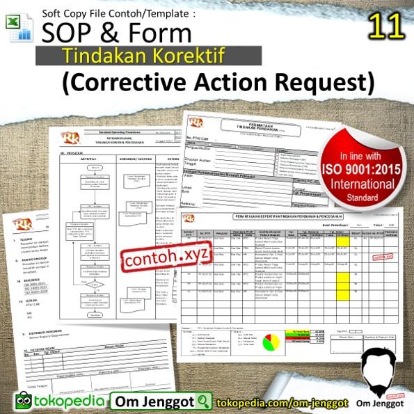 Jual [Softcopy] Contoh SOP Tindakan Korektif sesuai ISO 9001:2015 ...