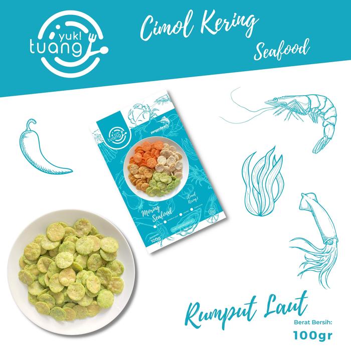 Jual Kerupuk Cimol Kering (Moring) Seafood - Rasa Rumput Laut - Kab ...