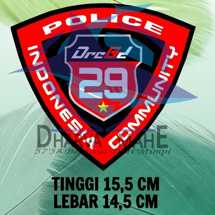 Jual Stiker Dregd, Stiker angkatan 29, stiker polisi, stiker bintara ...