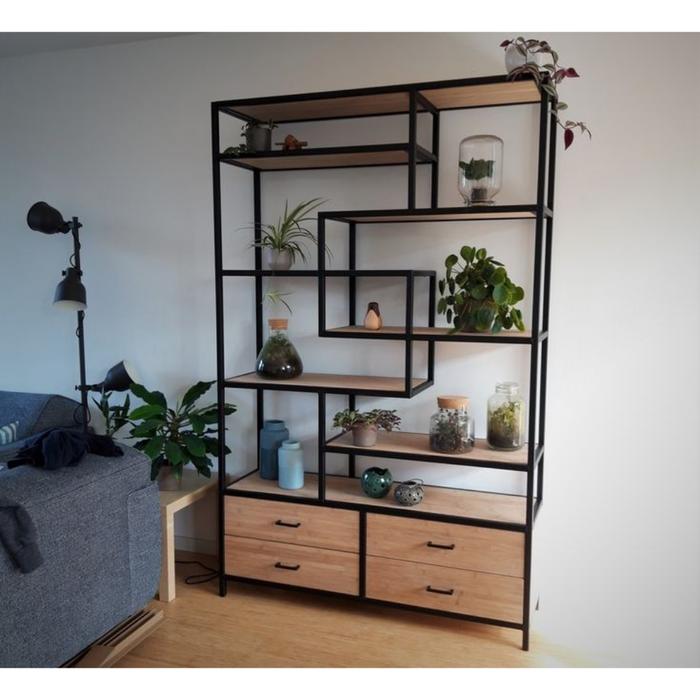 Jual rak buku besi minimalis - rak jati minimalis drawer - Kab. Jepara ...