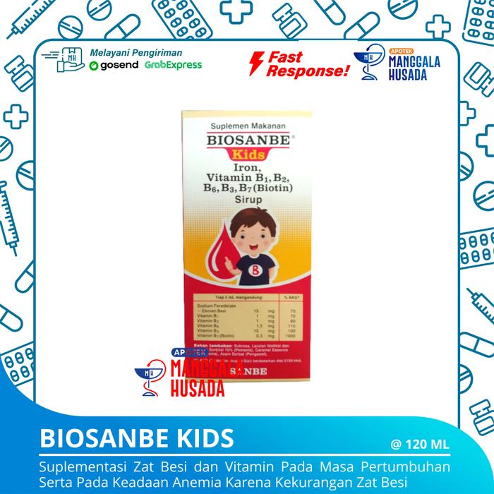 Jual BIOSANBE KIDS SYRUP @ 120 ML - Kota Palembang - APOTEK MANGGALA ...