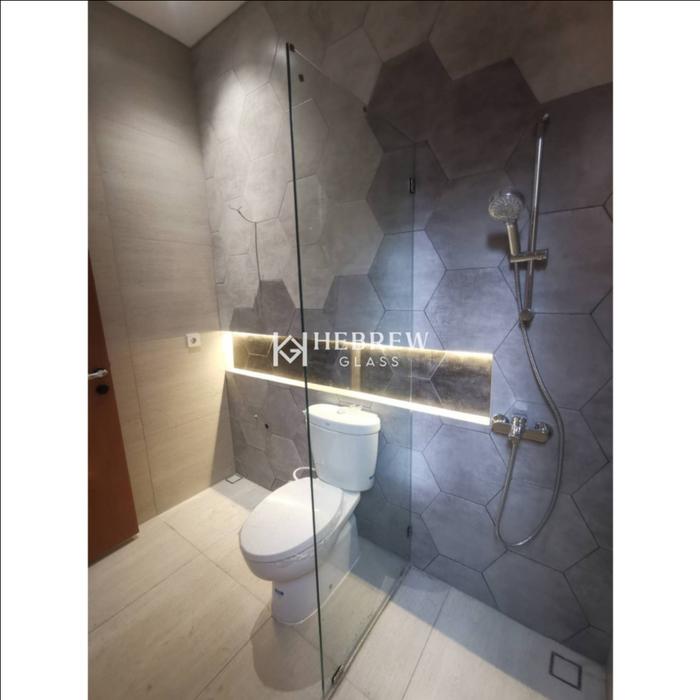 Jual GLASS SHOWER PARTITION Partisi Sekat Kaca Kamar Mandi Tempered (11 ...