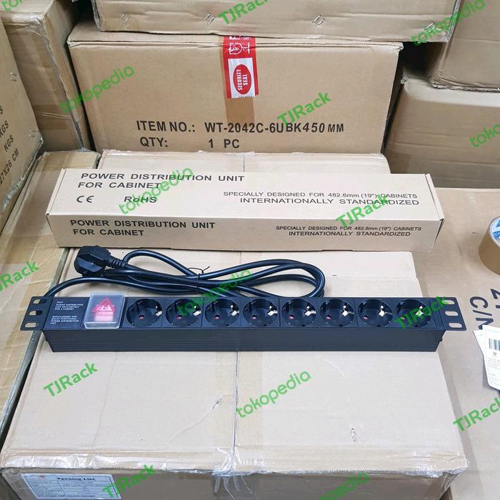 Jual PDU rack server 8 port / PDU 8 lubang - Jakarta Pusat - TJRack ...