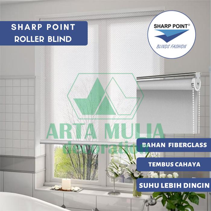 Jual Roller Blind Solar Screen Sharp Point 2600/4000 Tirai Minimalis ...