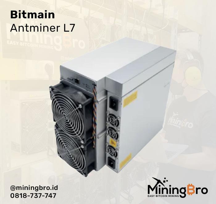 Jual TURUN HARGA Bitmain Antminer L7 ASIC Miner, Mining DOGE+LTC ...