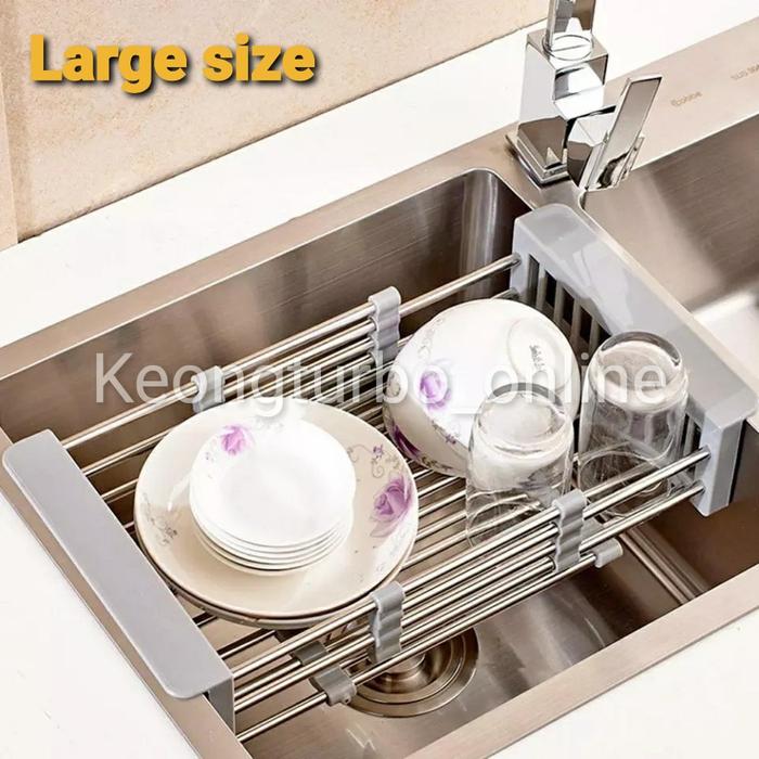 Jual Rak basket kitchen sink peniris serbaguna bak cuci piring ...