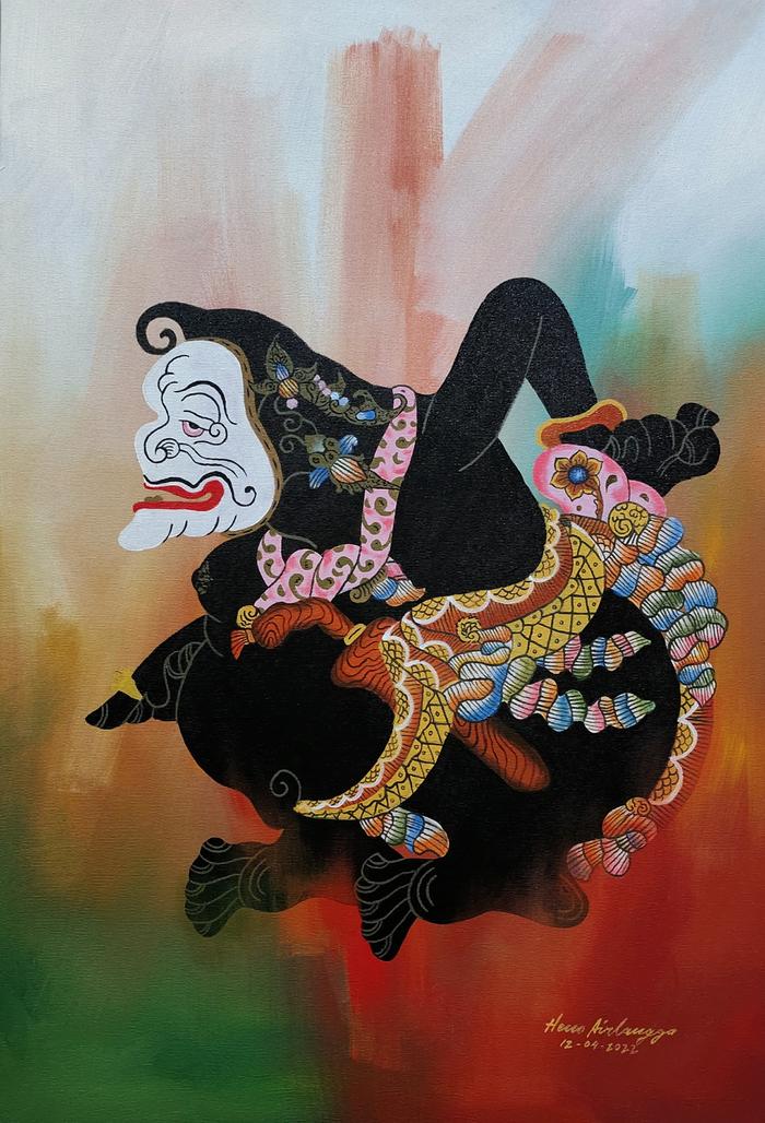 Jual Lukisan Kyai Semar bijaksana dan memberi nasehat - Kota Surakarta ...