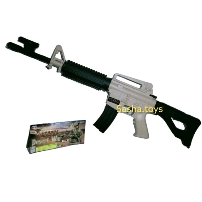 Jual mainan tembak dcobra m16 airsofgun fre biji peluru siap pakai - Kota Surabaya - sasha toyss ...