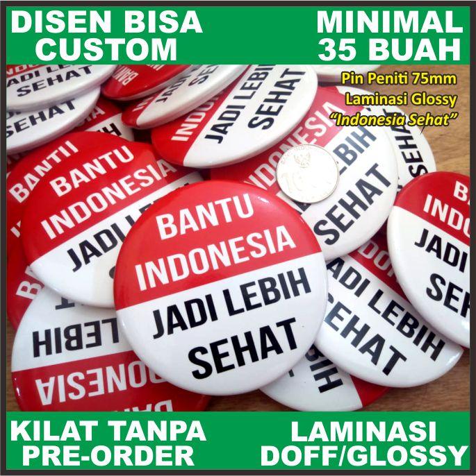 Jual Pin Peniti Pin Jepit Custom Ukuran Jumbo Besar 75mm Souvenir Murah ...