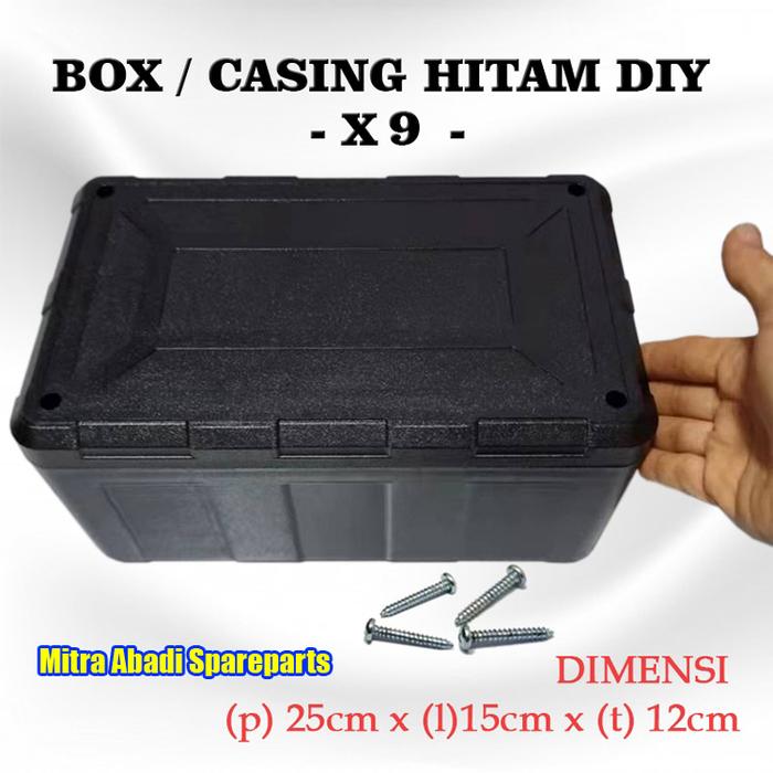 Jual Kotak / Box Casing Plastik Adaptor Komponen DIY X9 250x150x120 mm ...