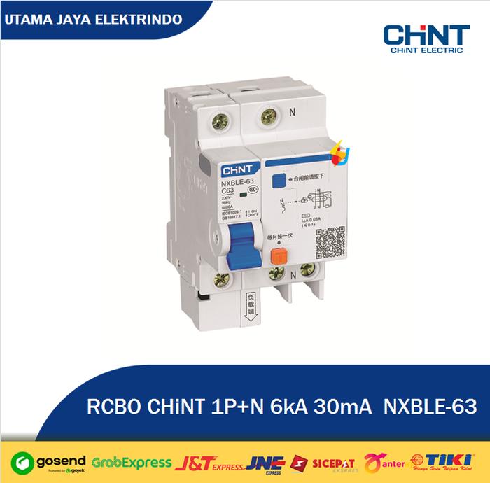 Jual RCBO NXBLE-63 1P+N 6kA 30mA CHINT - ORIGINAL - 50A - Jakarta Barat ...