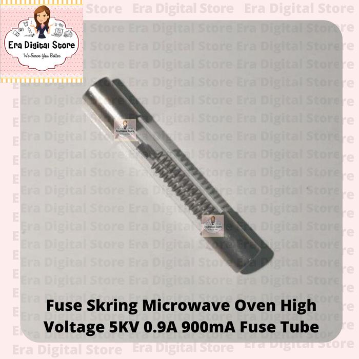 Jual Fuse Skring Microwave Oven High Voltage 5KV 0.9A 900mA Fuse Tube ...