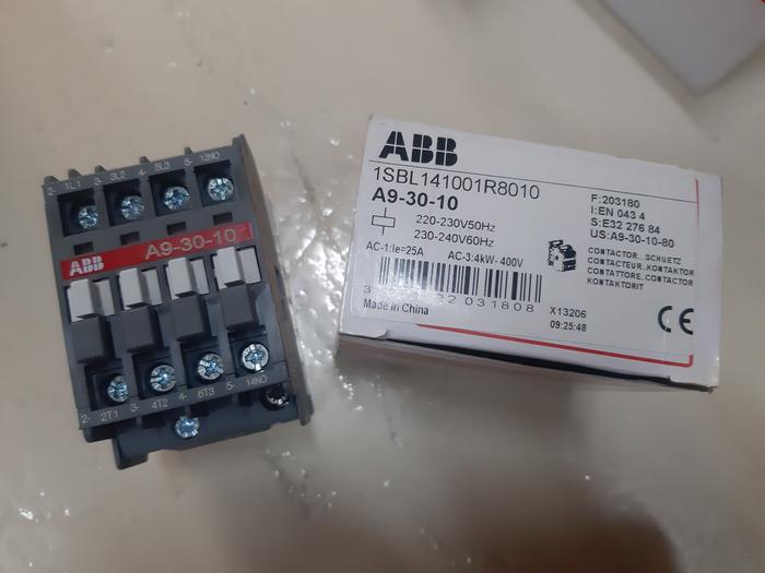 Jual Contactor ABB - A9-30-10 220-230V 50Hz / 230-240V 60Hz - Jakarta Utara - Pratama Graha ...