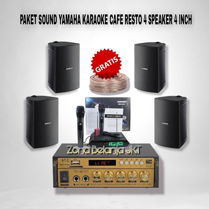 Jual PAKET SOUND KARAOKE CAFE RESTO YAMAHA VS4 4 INCH 4 SPEAKER ( YM-1 ) - Jakarta Barat - Zona ...