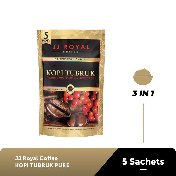 Jual JJ Royal Coffee Kopi Tubruk Pure Inner bag @ 5 Sachet - Jakarta ...