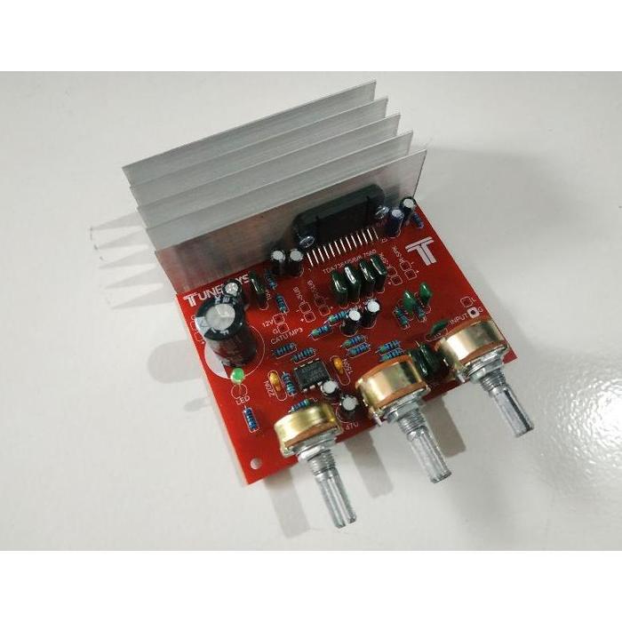Jual Kit Power Amplifier TDA7388 200Watt 12Volt Stereo Subwoofer Mobil ...