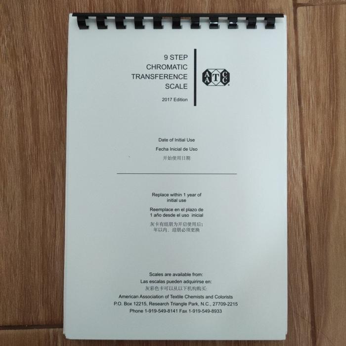 Jual AATCC 9 Step Chromatic Transference Scale-ORIGINAL - Kota Bandung ...