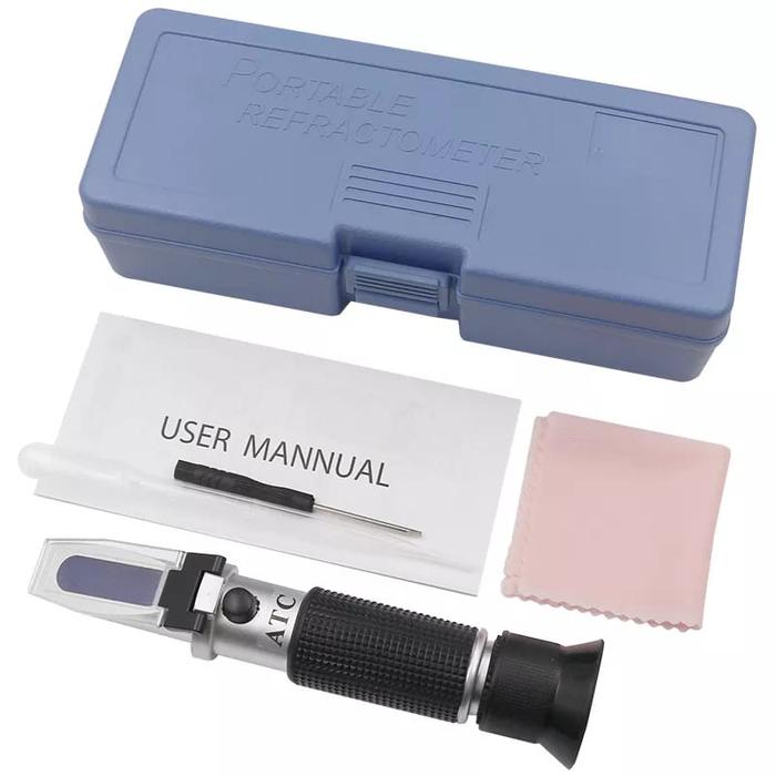 Jual Salinity Refraktometer Alat Ukur Kadar Garam Refractometer ATC 0 ...