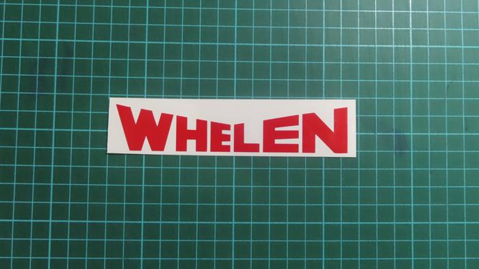 Jual Cutting Sticker Whelen size 20cm x 4cm 2pcs - Kab. Bekasi ...