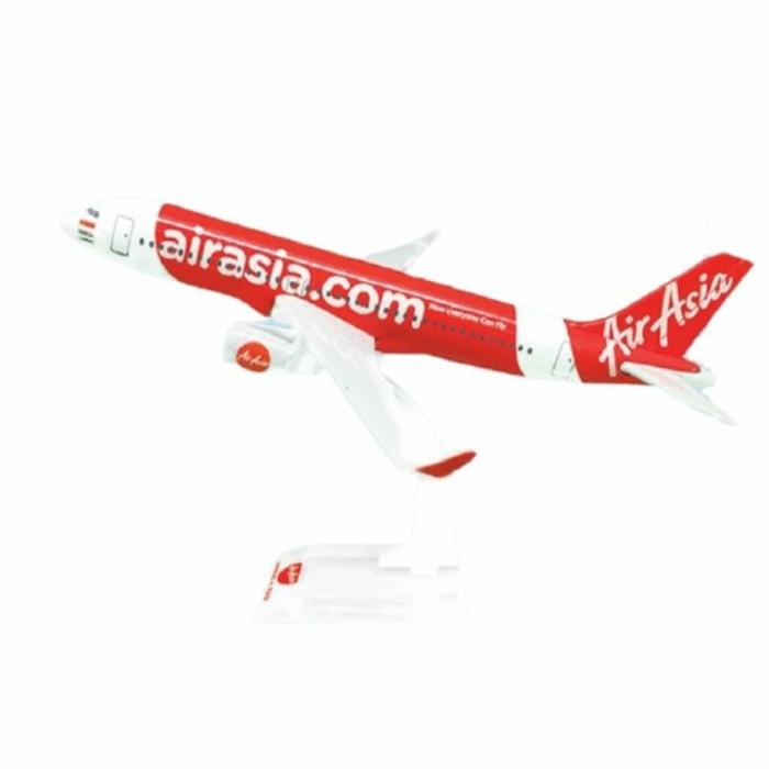 Jual Diecast AirAsia Indonesia Aircraft Model A320 Sharklet Skala 1:230 ...