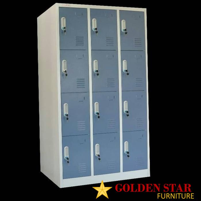 Jual Lemari Locker Loker 12 Pintu Star / Informa Biru Metal Besi - Kota ...