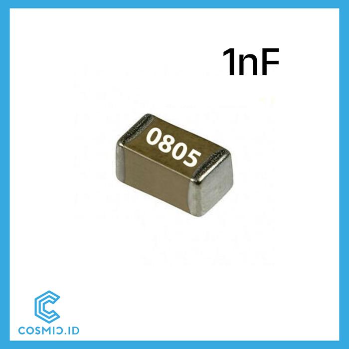 Jual Capacitor 1nF 1 nF 0805 Kapasitor nanoFarad SMD - Kab. Bandung ...