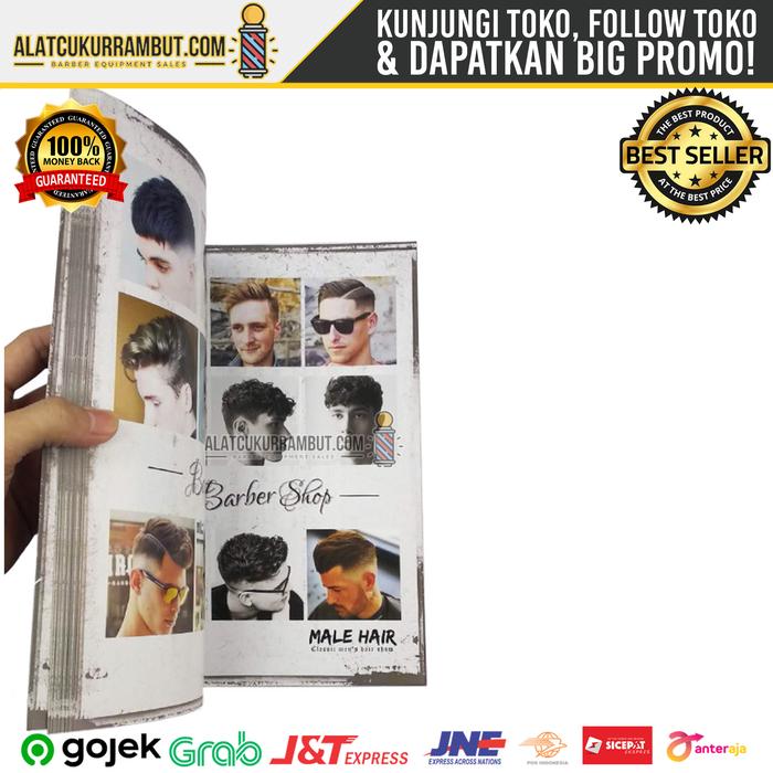 Jual Buku Katalog Model Barber Potong Cukur Rambut Hairstyle Catalog ...